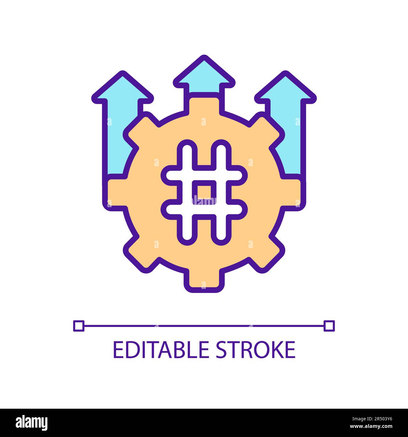 Trending arrow Stock Vector Images - Alamy