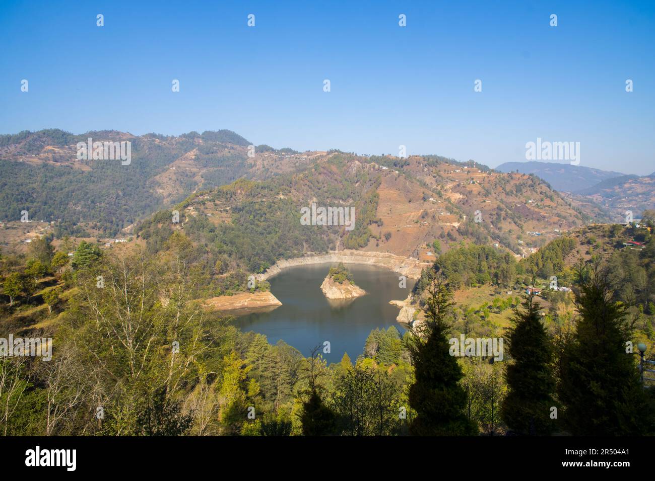 Kulekhani Indrasarovar Lake Beautiful Nepalese Lake in Makawanpur ...