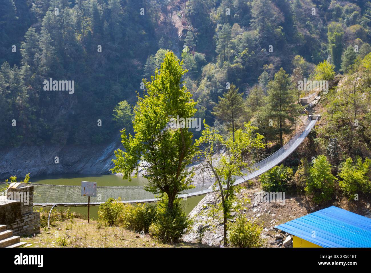 Trekking in Nepal with beautiful Mohini Jharana Waterfall, Trekking ...