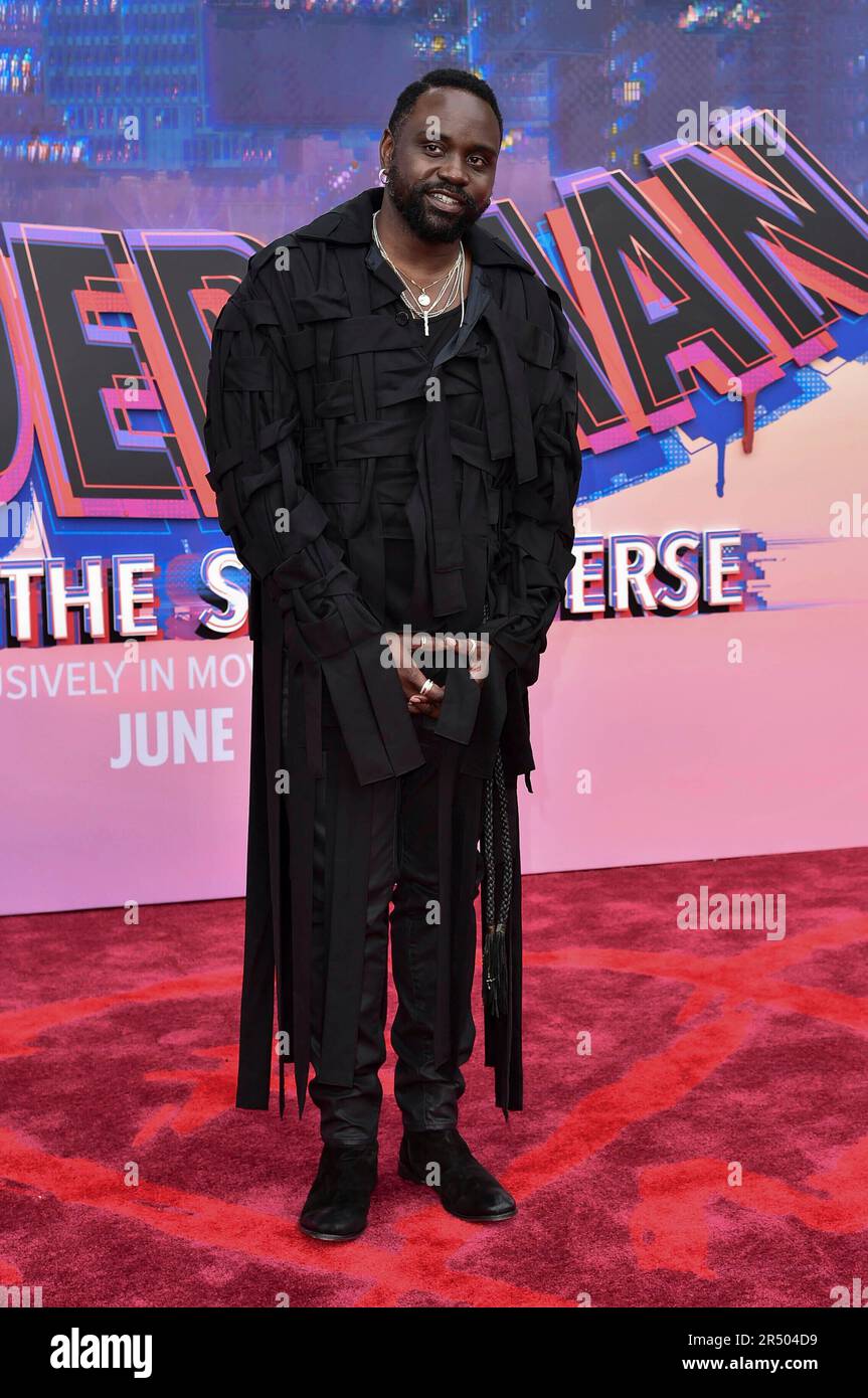 Brian Tyree Henry arrives at the world premiere of "Spider-Man: Across ...
