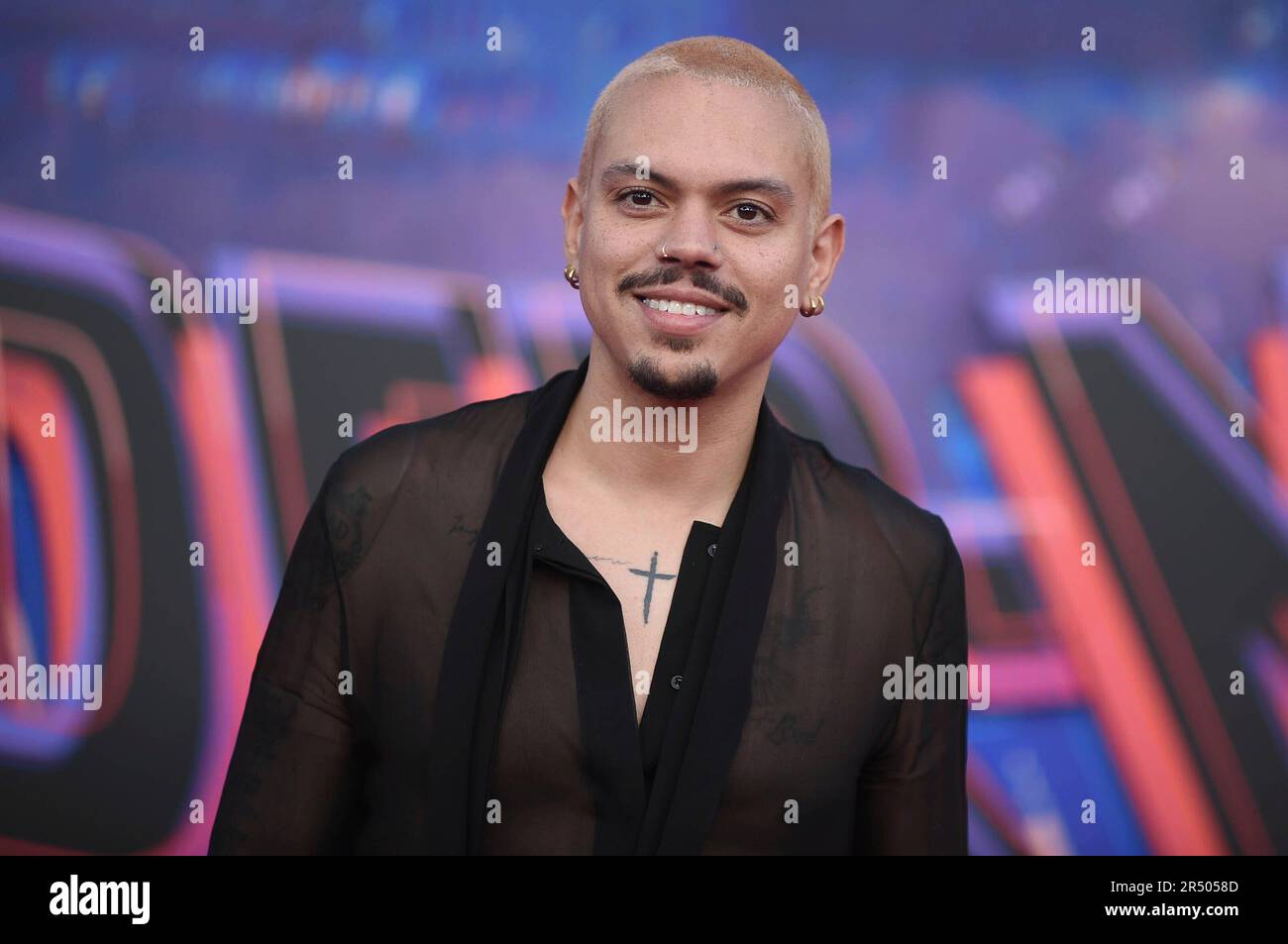 Evan Ross arrives at the world premiere of "Spider-Man: Across The ...