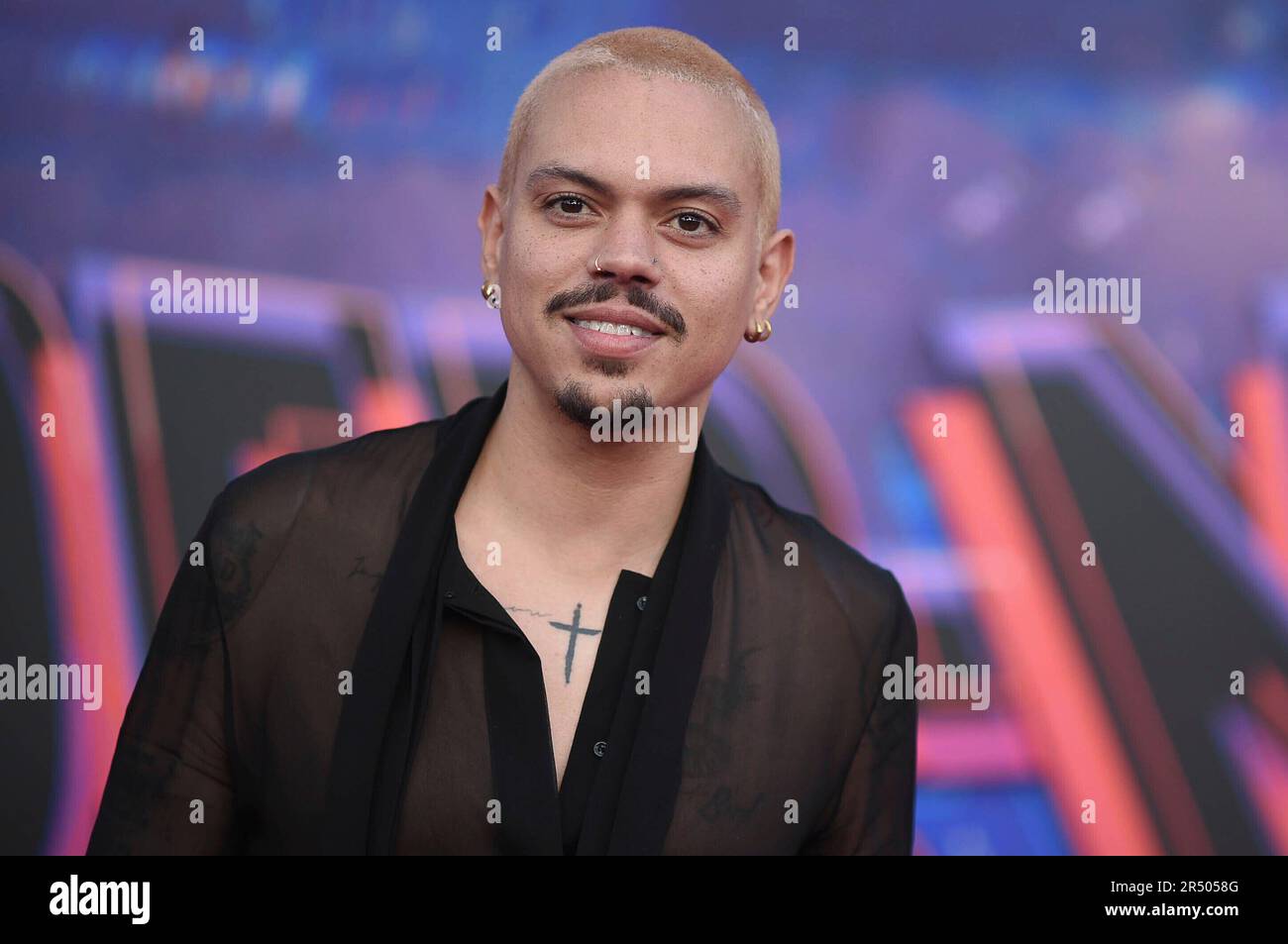 Evan Ross arrives at the world premiere of "Spider-Man: Across The ...