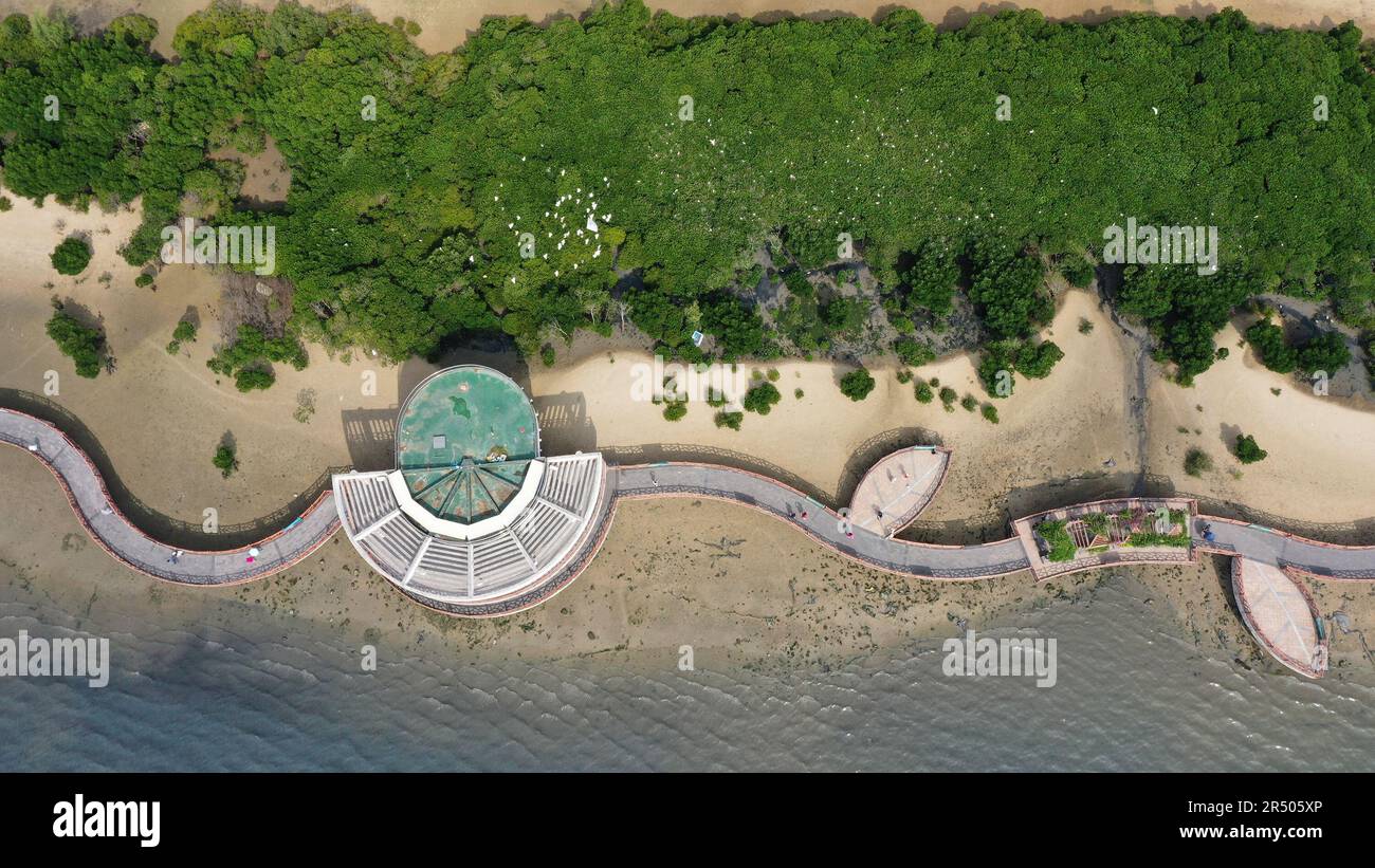 Zhanjiang. 25th May, 2023. This aerial photo taken on May 25, 2023 ...