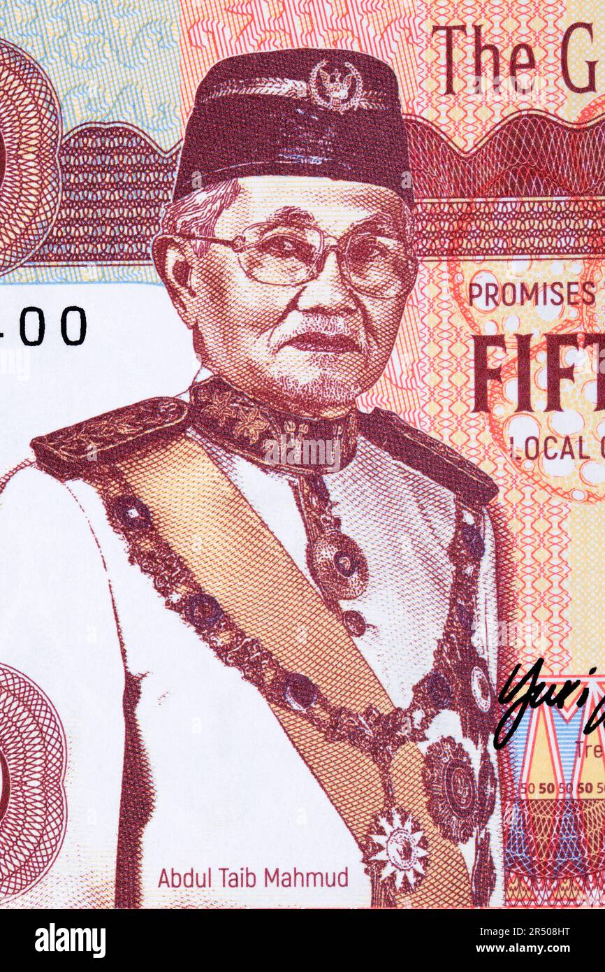 Abdul Taib bin Mahmud a portrait from Sarawak money Stock Photo - Alamy Abdul Taib bin Mahmud a portrait from Sarawak money Stock Photo - Alamy
