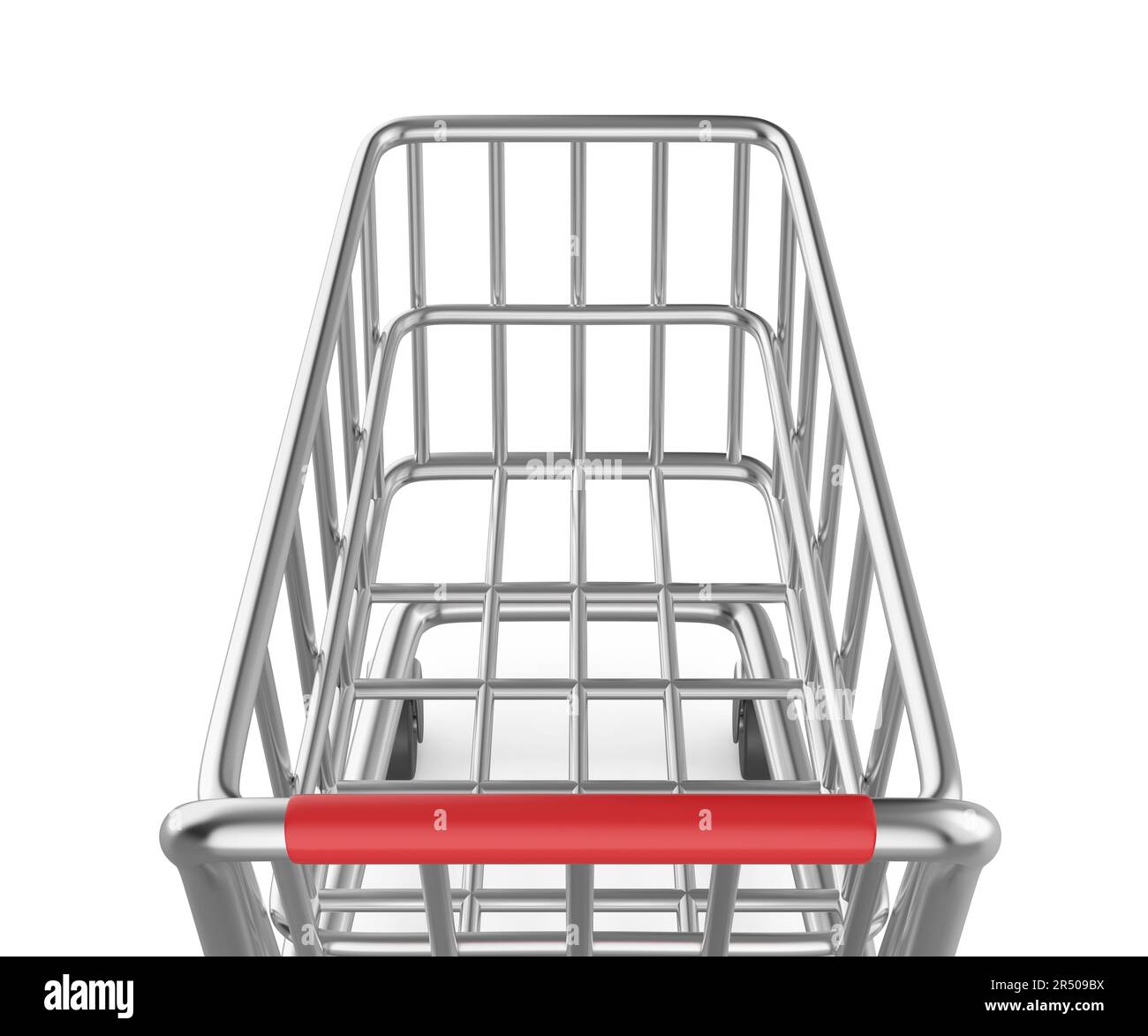 Empty metal cart on hi-res stock photography and images - Alamy