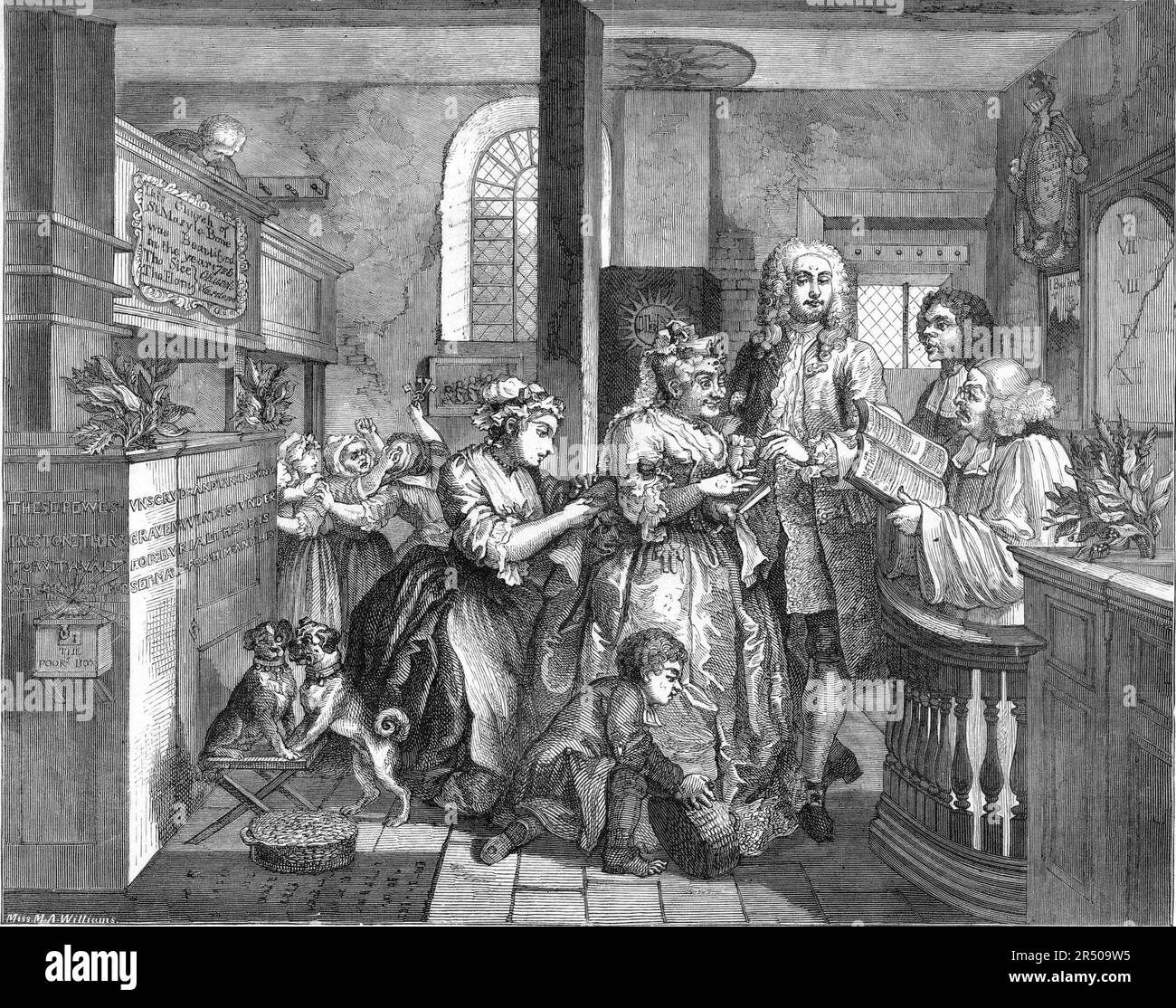 William hogarth a rake’s progress Black and White Stock Photos & Images ...