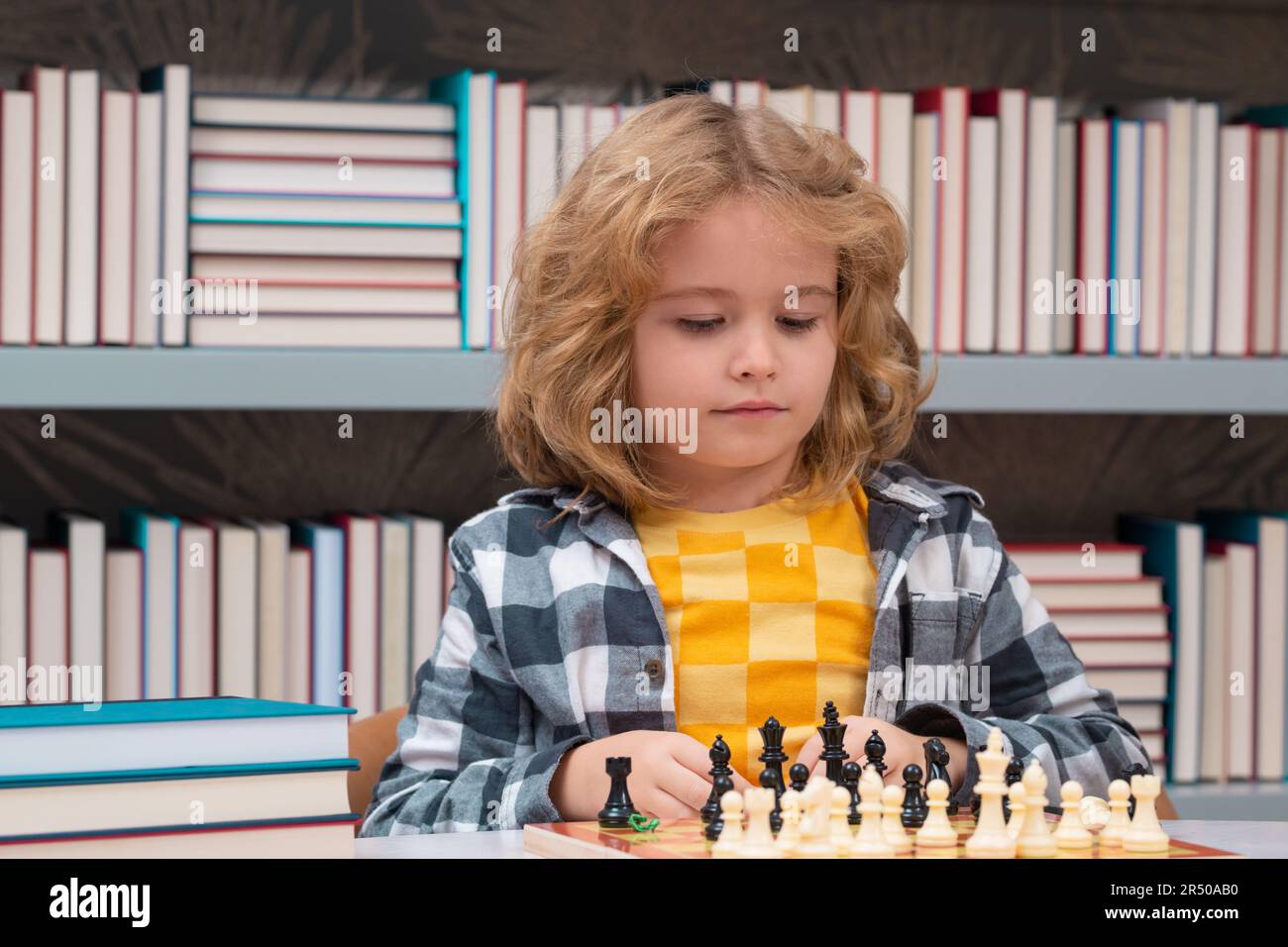 Chess school for children. Chess for intelligent kid. Child genius ...