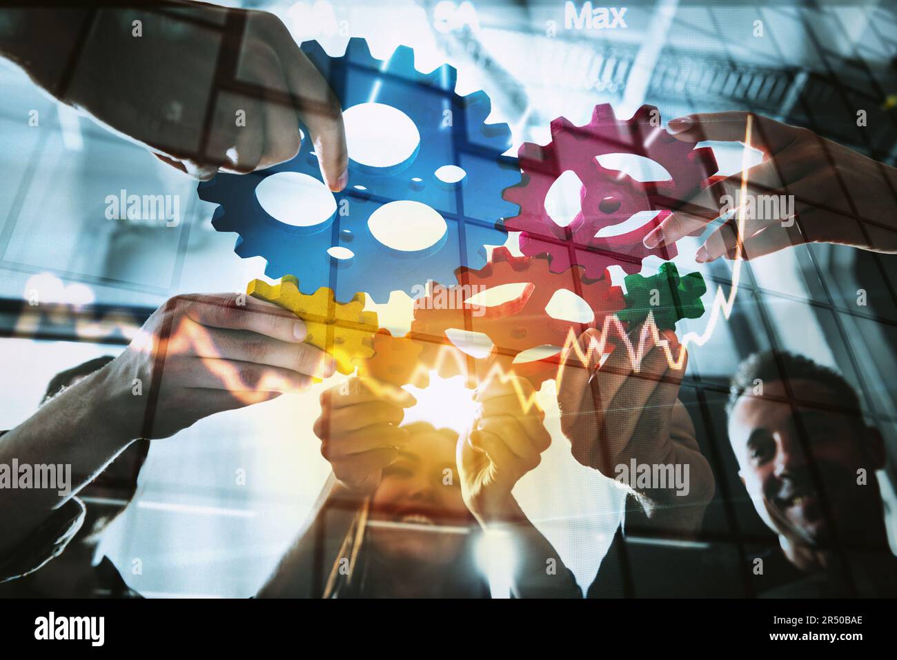 Concept business teamwork integration hi-res stock photography and ...