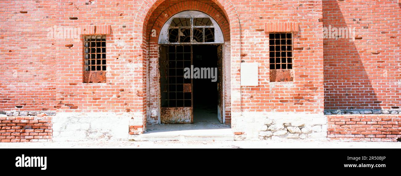 The front entrance leading to the gaurd house of Gyaros political ...