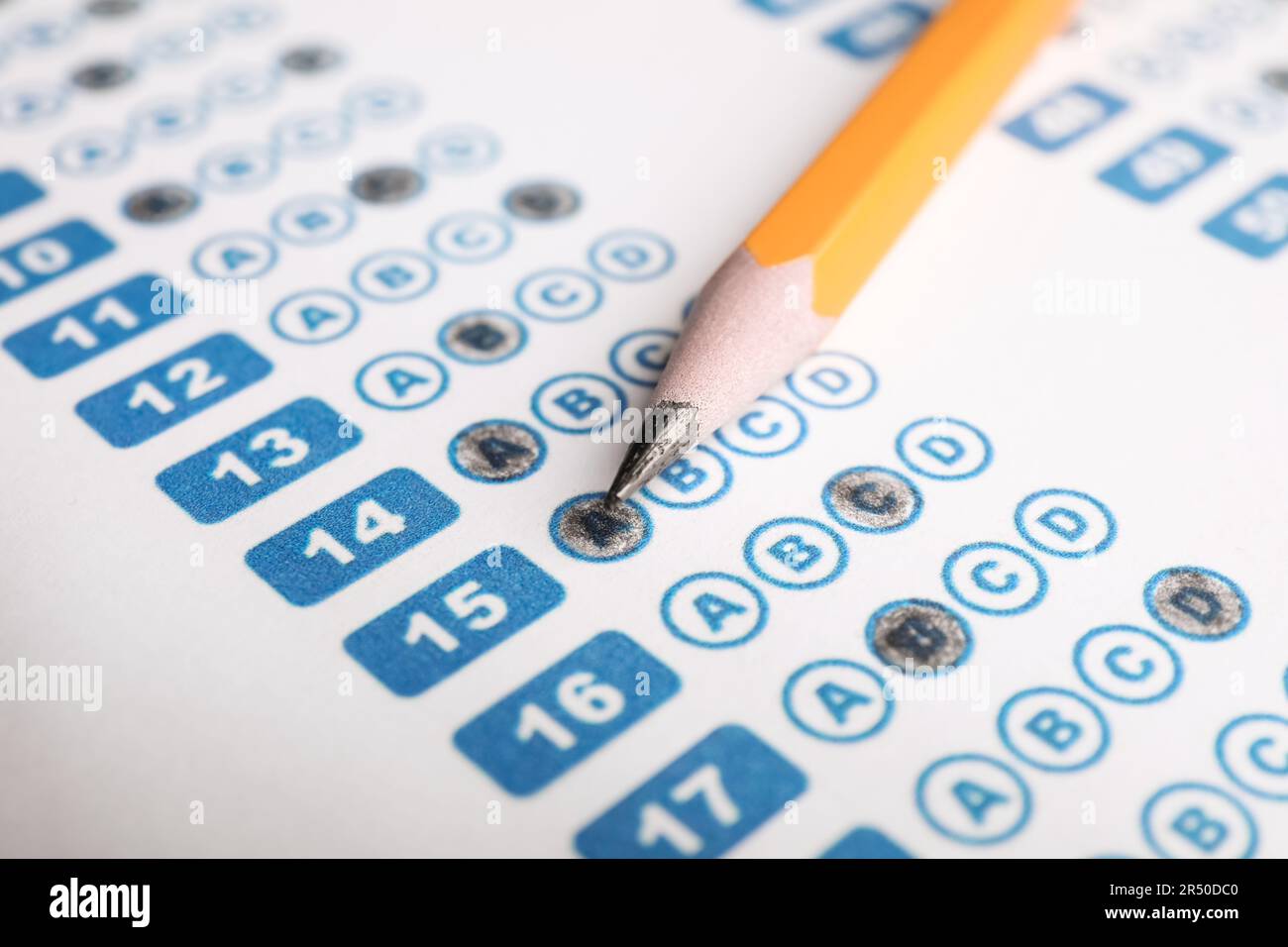 Exam response form hi-res stock photography and images - Alamy