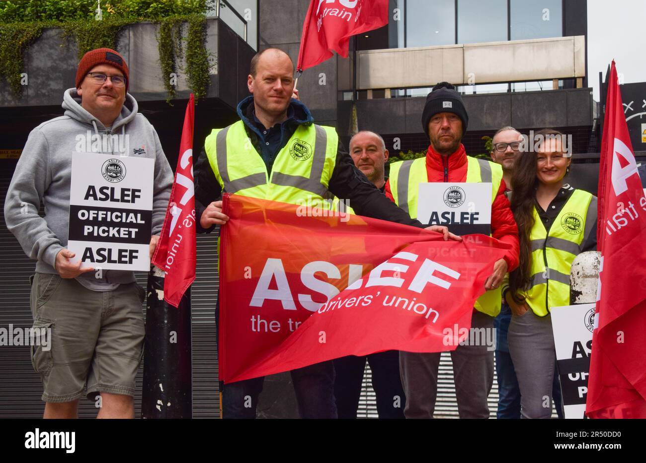 London, England, UK. 31st May, 2023. ASLEF (Associated Society of ...
