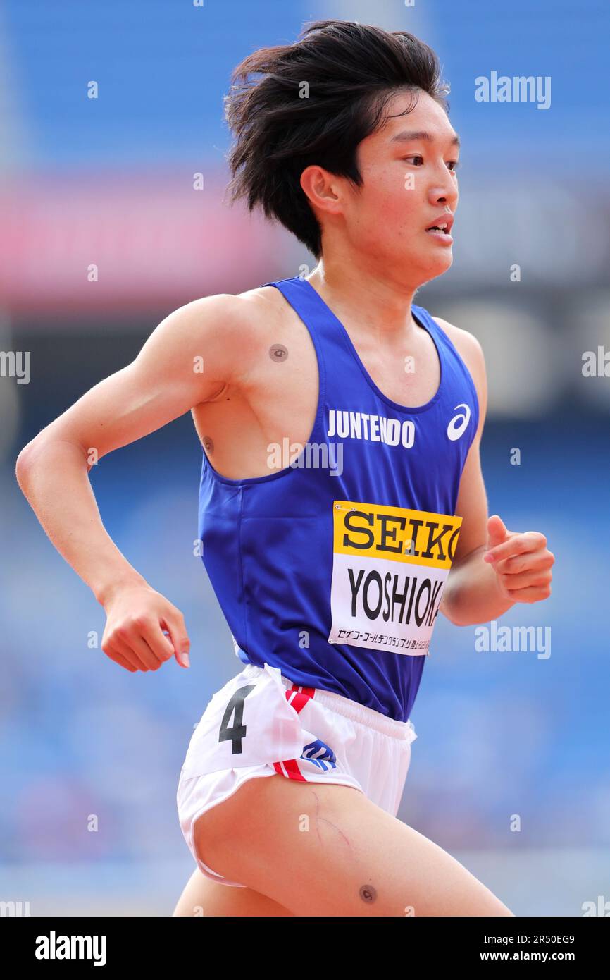 Kanagawa, Japan. 21st May, 2023. Hiroto Yoshioka Athletics : World Athletics Continental Tour ...