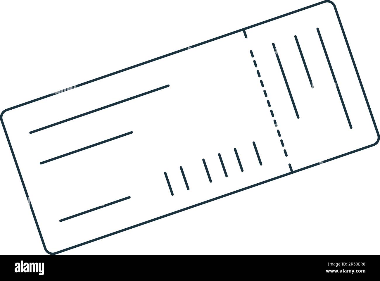 Ticket Icon Monochrome Simple Sign From Entertainment Collection