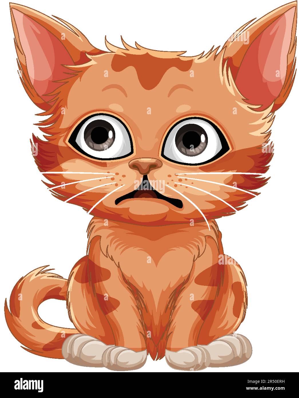 Cute cat cartoon character illustration Stock Vector Image & Art - Alamy