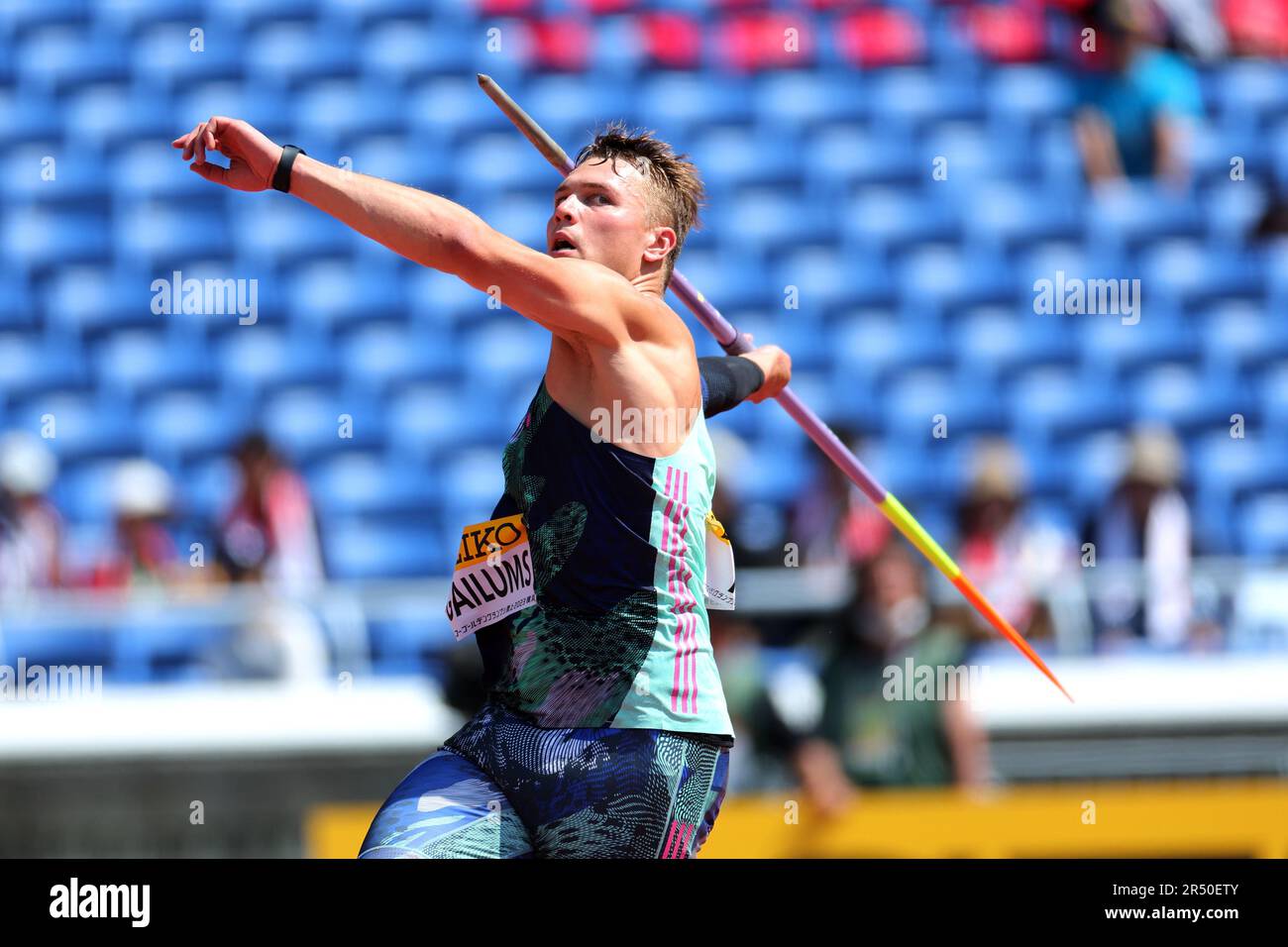 Kanagawa, Japan. 21st May, 2023. Patriks Gailums Athletics : World ...