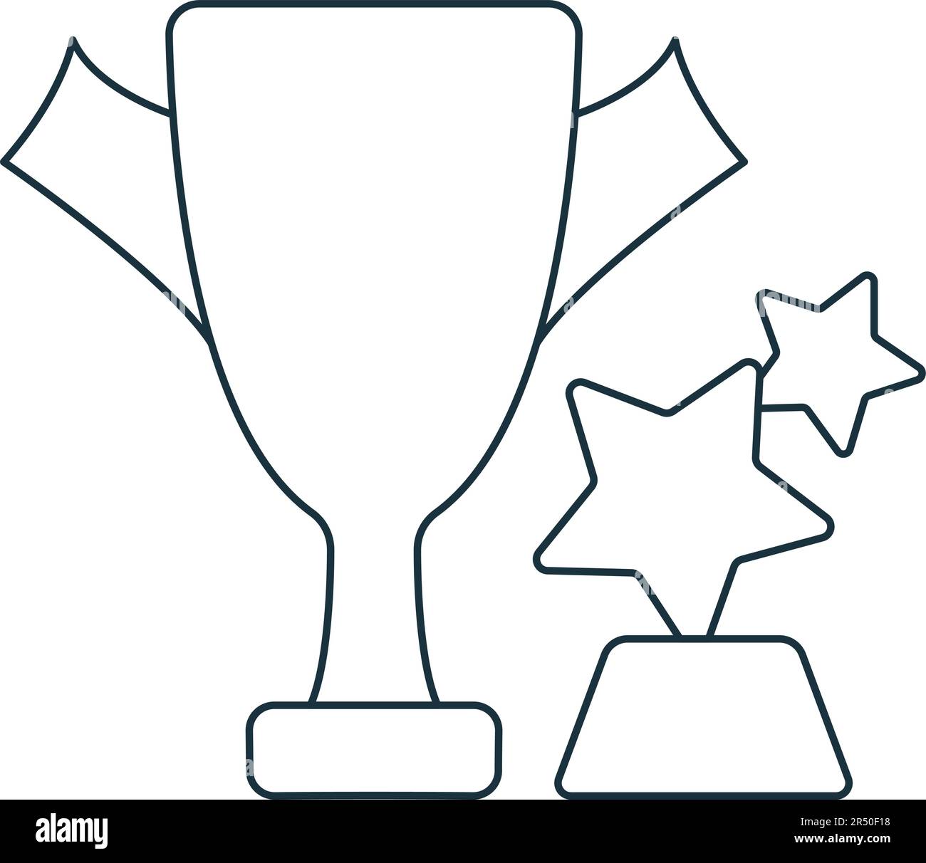 Award Icon Monochrome Simple Sign From Entertainment Collection Award