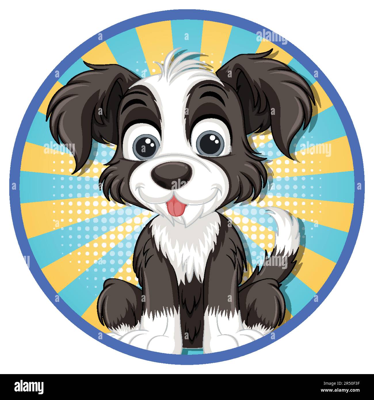 Cute Puppy Cartoon Character illustration Stock Vector Image & Art - Alamy