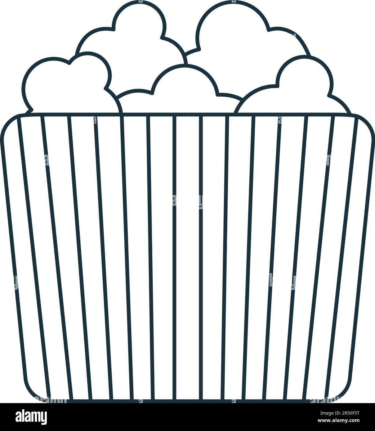 Popcorn logo hi-res stock photography and images - Alamy