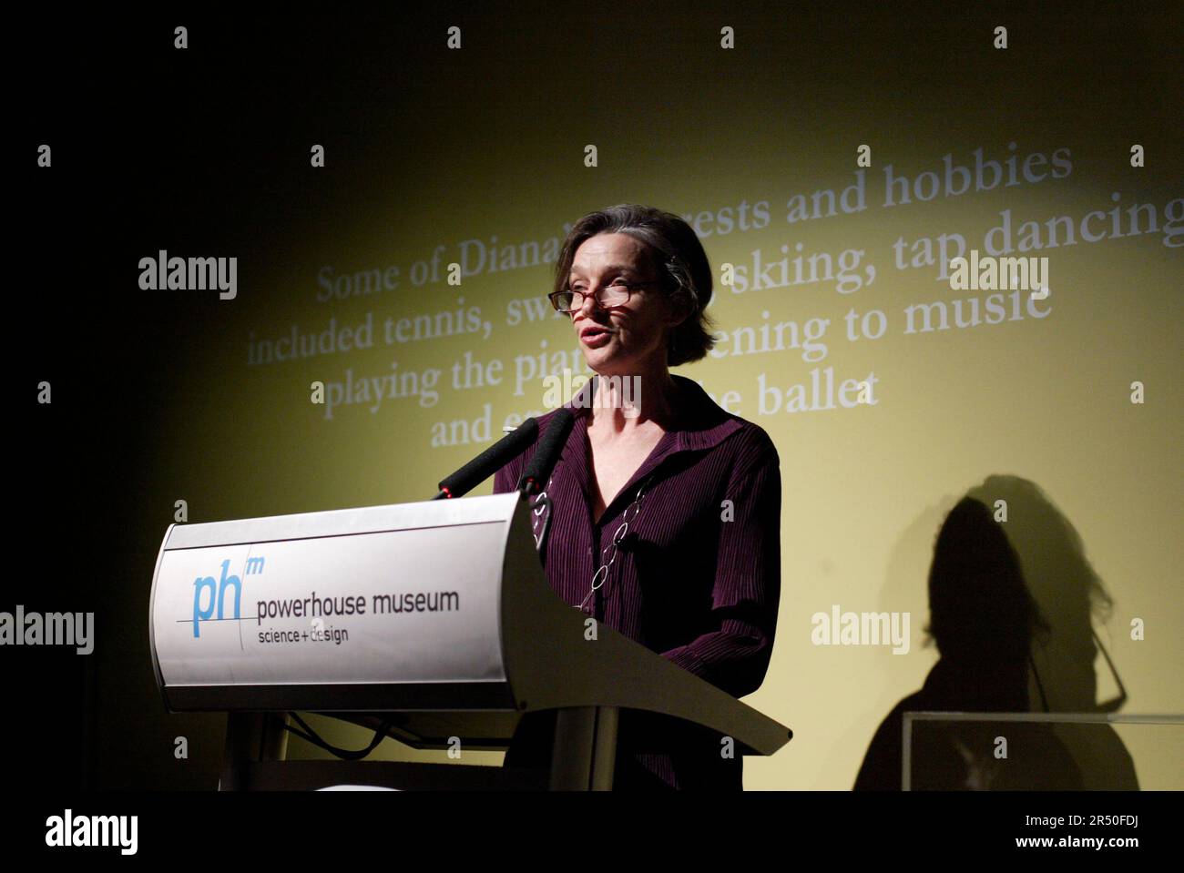 Jennifer Sanders at the opening of Diana: A Celebration, which displays ...