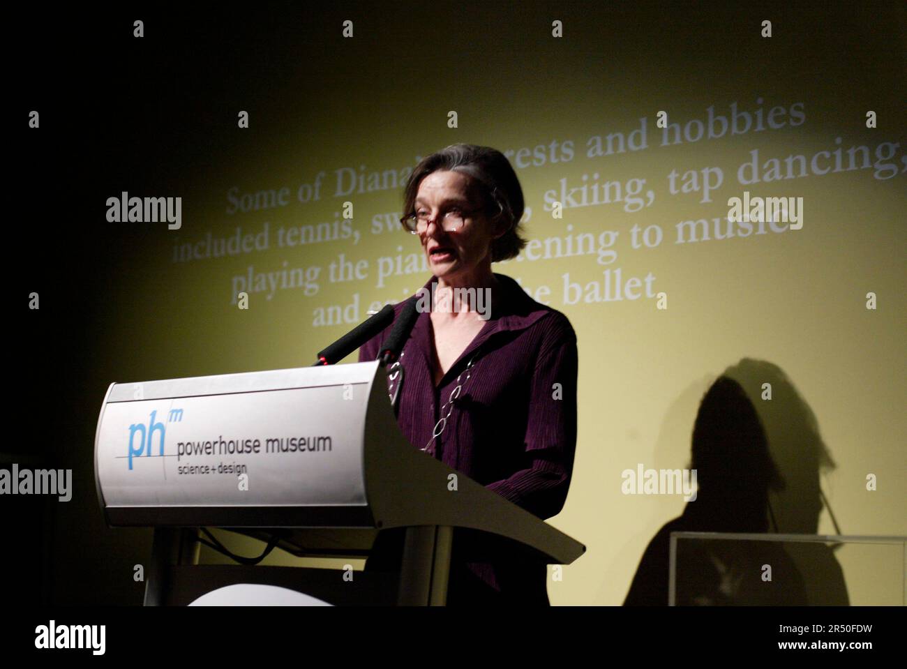 Jennifer Sanders at the opening of Diana: A Celebration, which displays ...