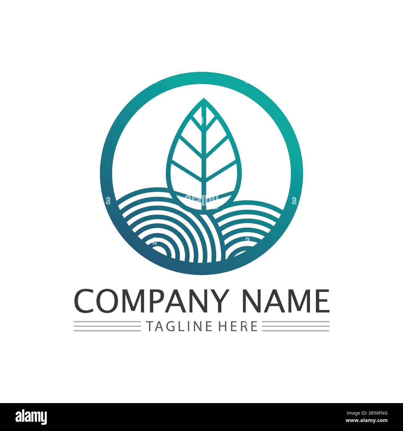 Nature Farm and farming vector logo illustration design. sun farm ...