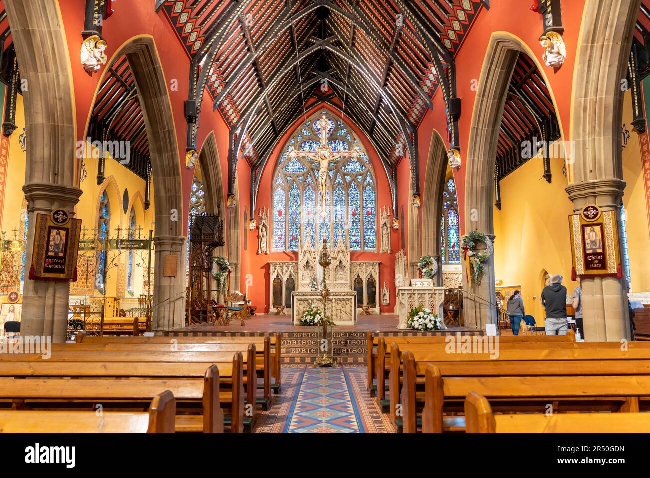 Interior of st marys catholic church hi-res stock photography and ...