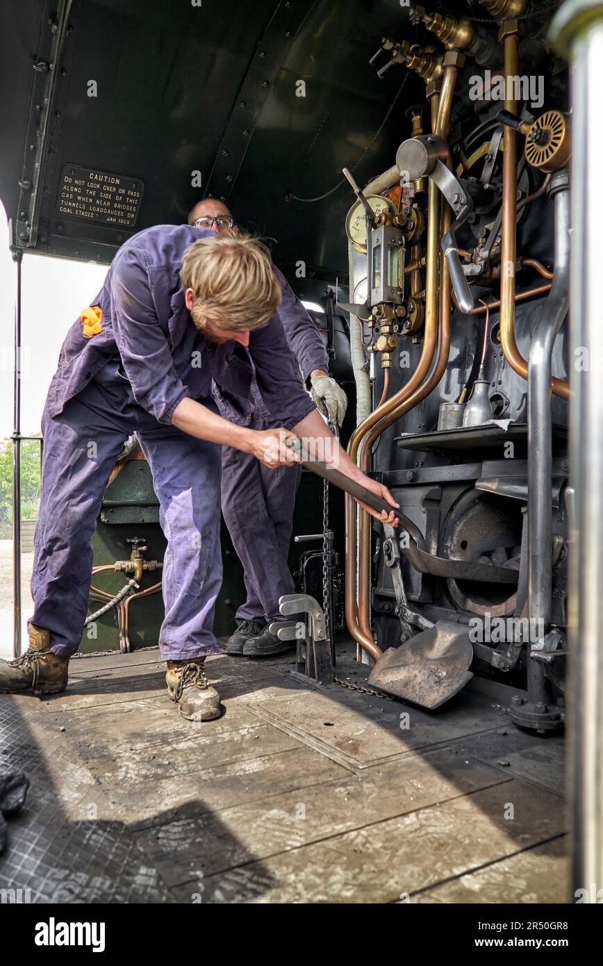 Steam locomotive engineer and fireman hi-res stock photography and ...