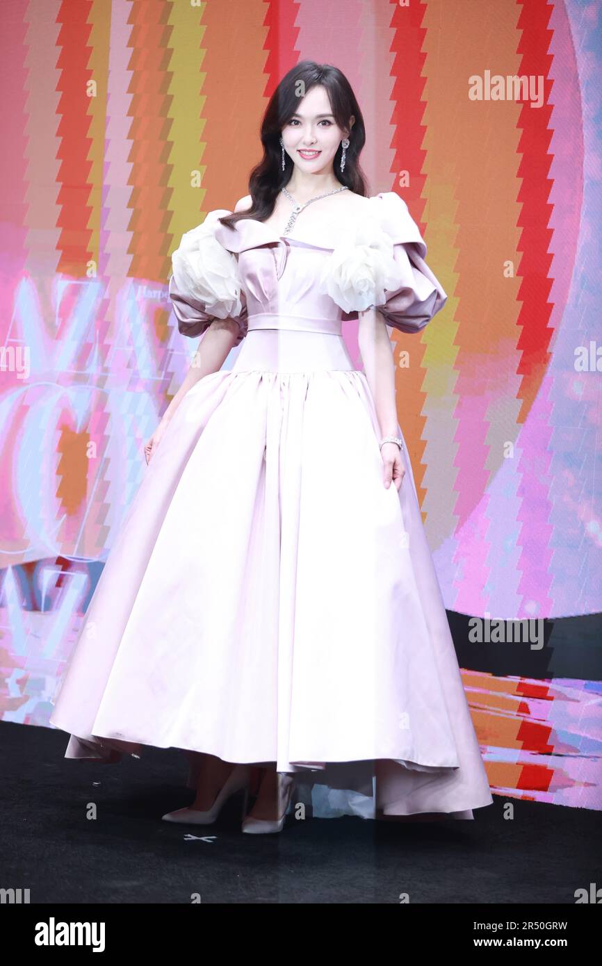 Chinese actress Tang Yan attends BAZAAR activity in Shanghai, China ...