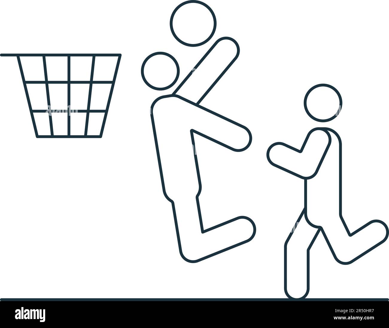 Sport event icon. Monochrome simple sign from entertainment collection ...