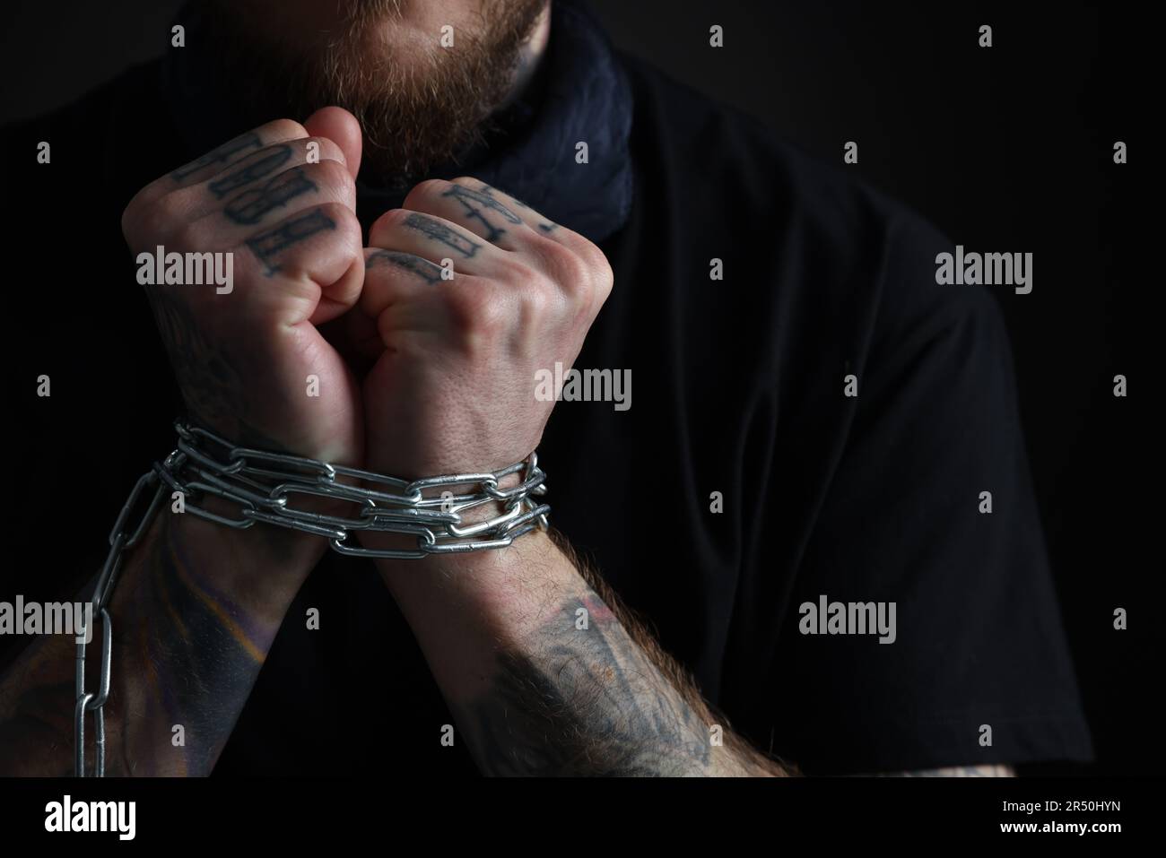 Chained hands hi-res stock photography and images - Alamy