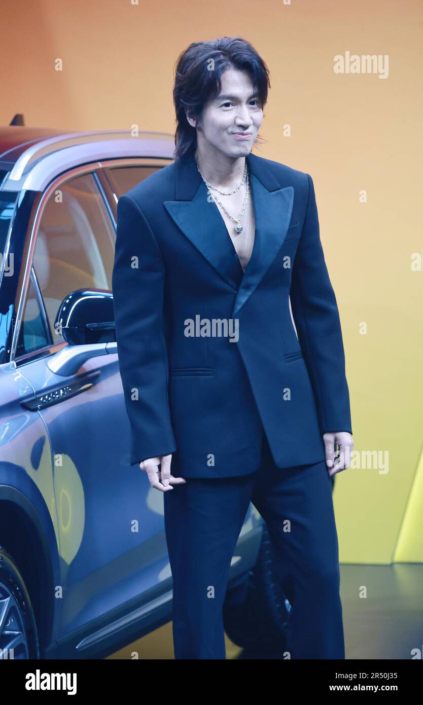 Taiwanese actor, model and singer Jerry Yan attends BAZAAR activity in Shanghai, China. 30th May ...