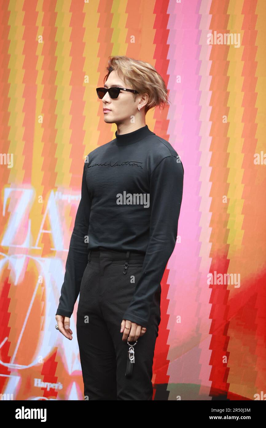 Hong Kong rapper, singer and dancer Jackson Wang attends BAZAAR ...