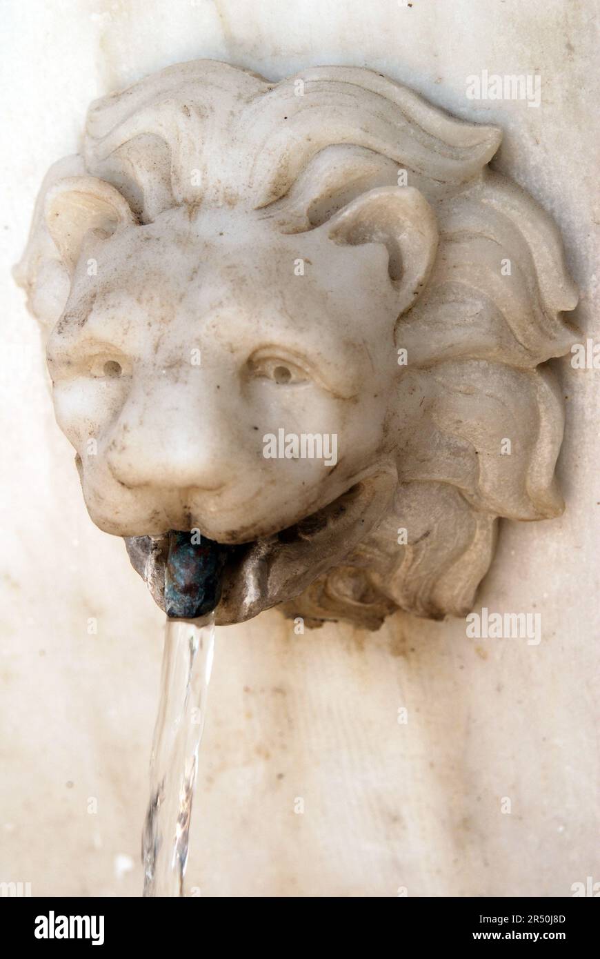 Greece, Northeastern Aegean, Lesvos island Agiasos traditional town ...
