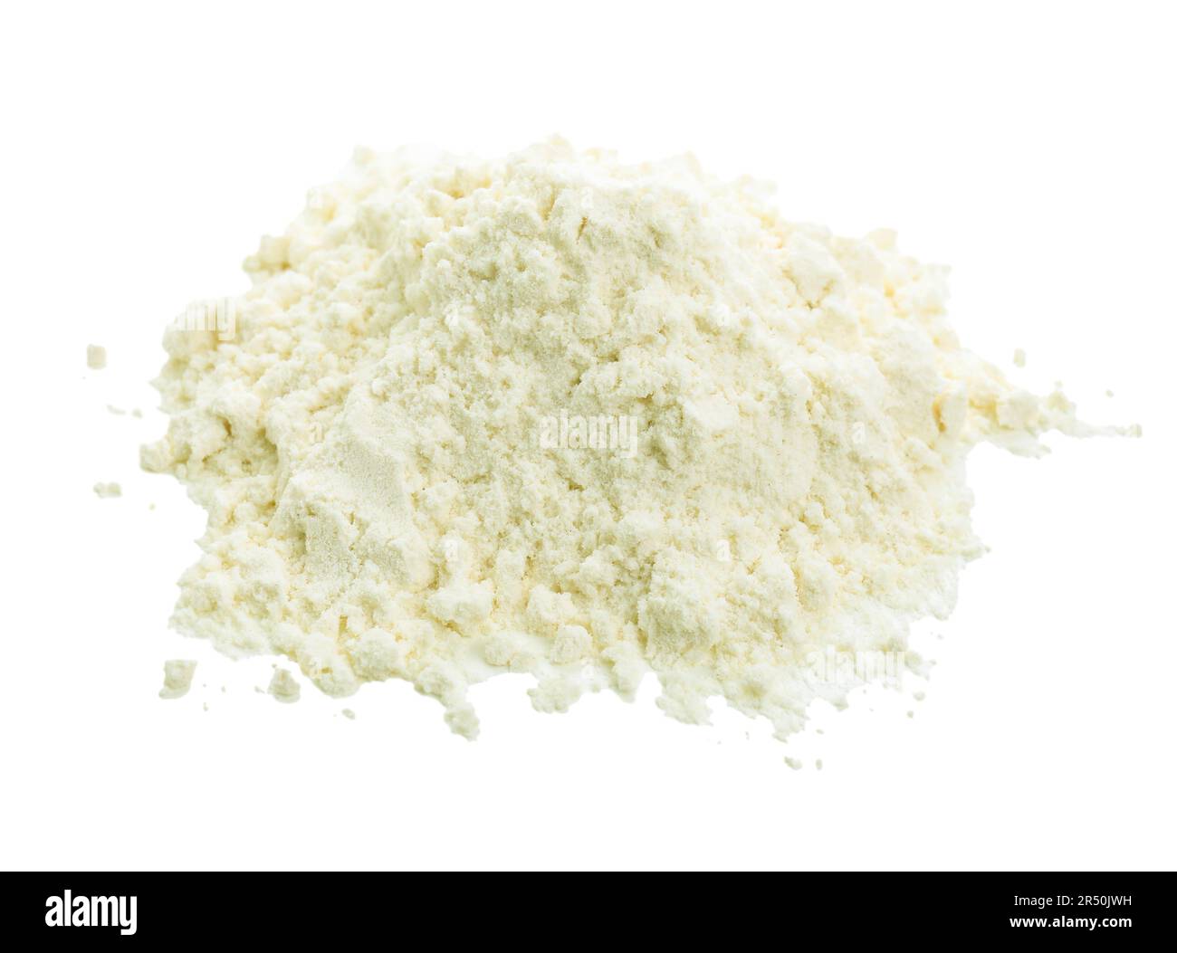 Pile of mung bean flour isolated on white Stock Photo - Alamy