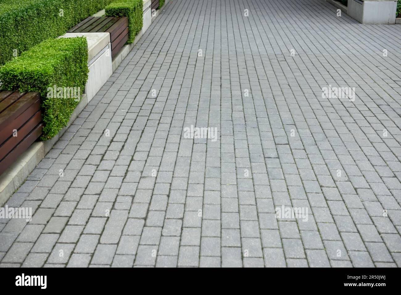Pedestrian sidewalk near park in hi-res stock photography and images ...