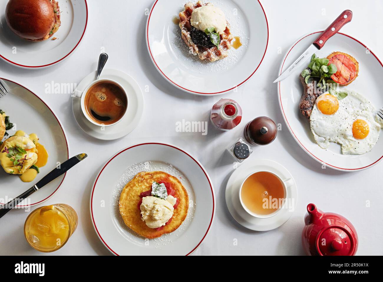 A breakfast selection hi-res stock photography and images - Alamy