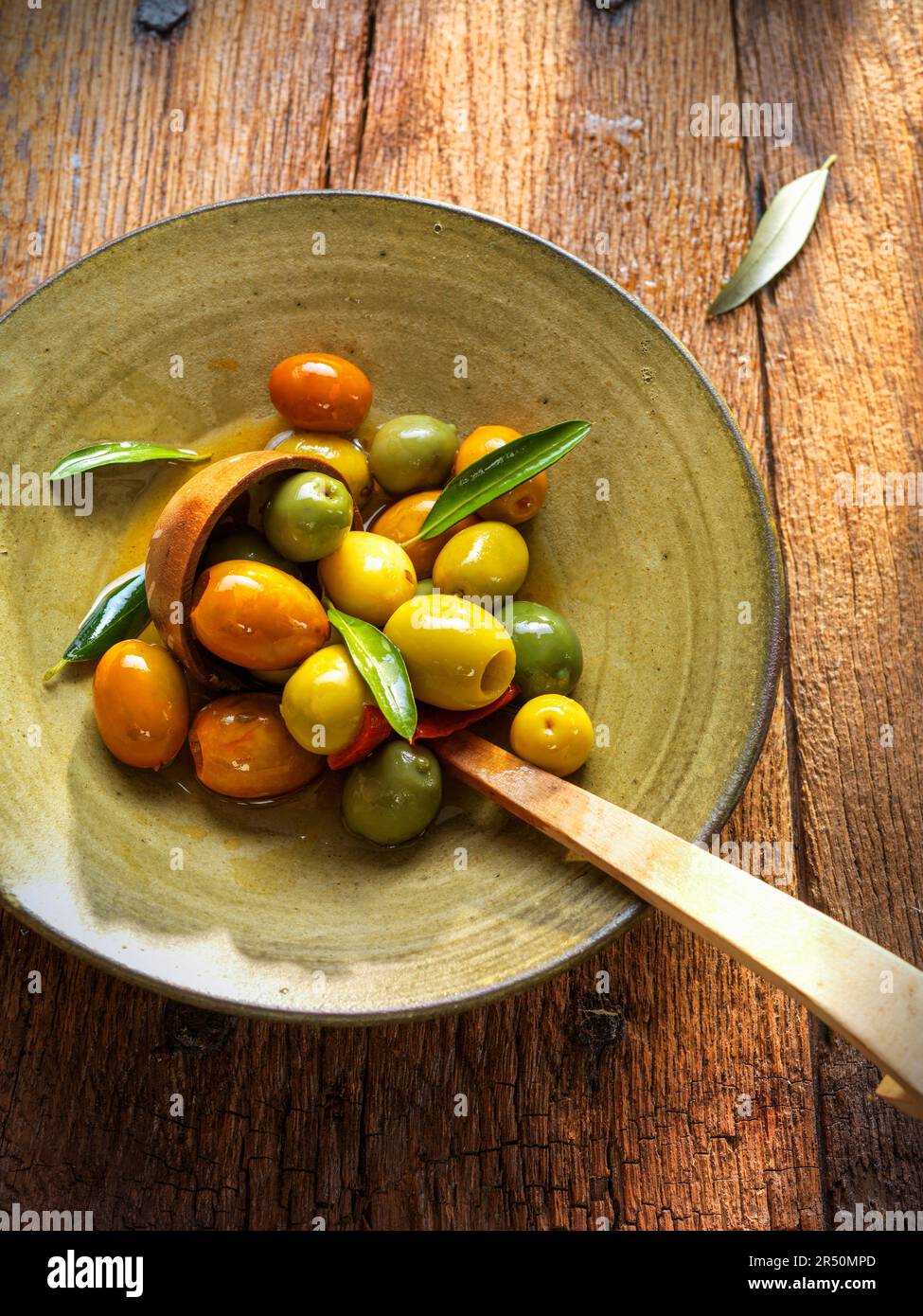 Pickled cocktail olives Stock Photo - Alamy