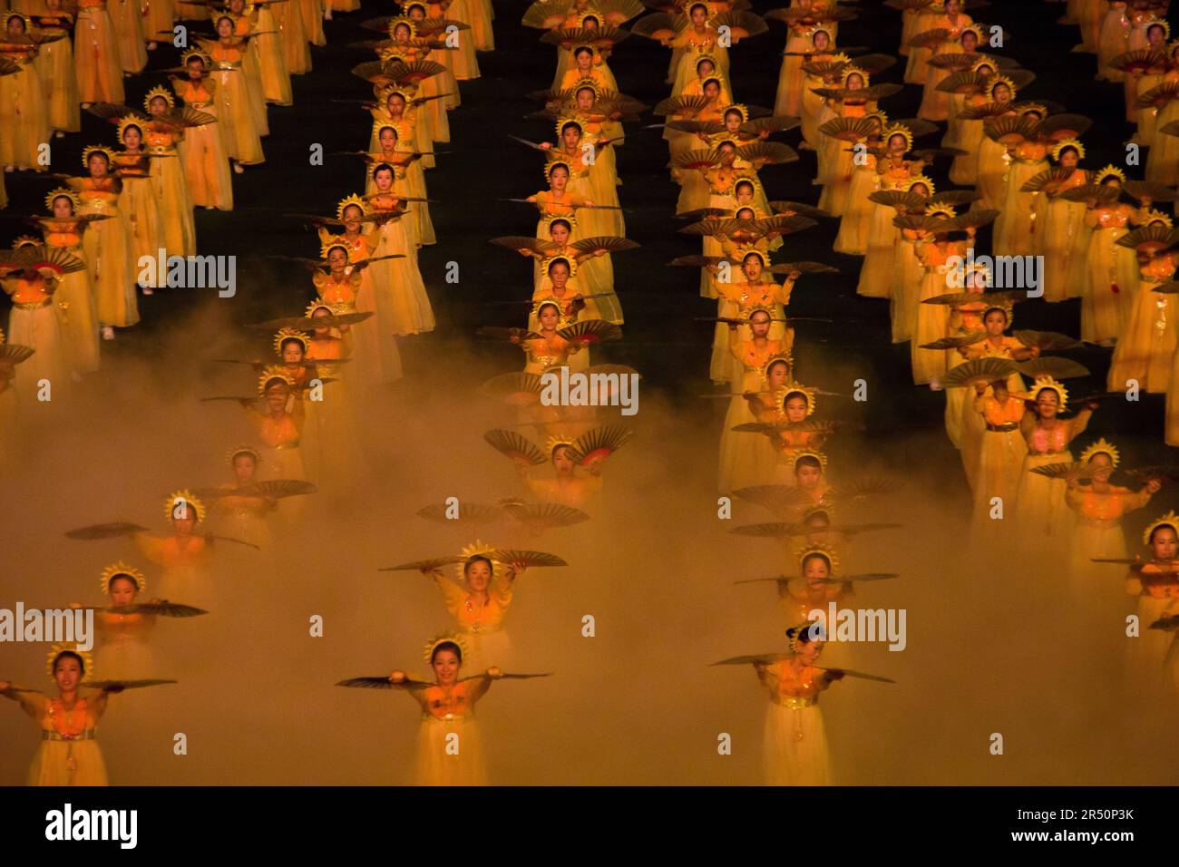 Arirang Mass games in Pyongyang, North Korea Stock Photo - Alamy