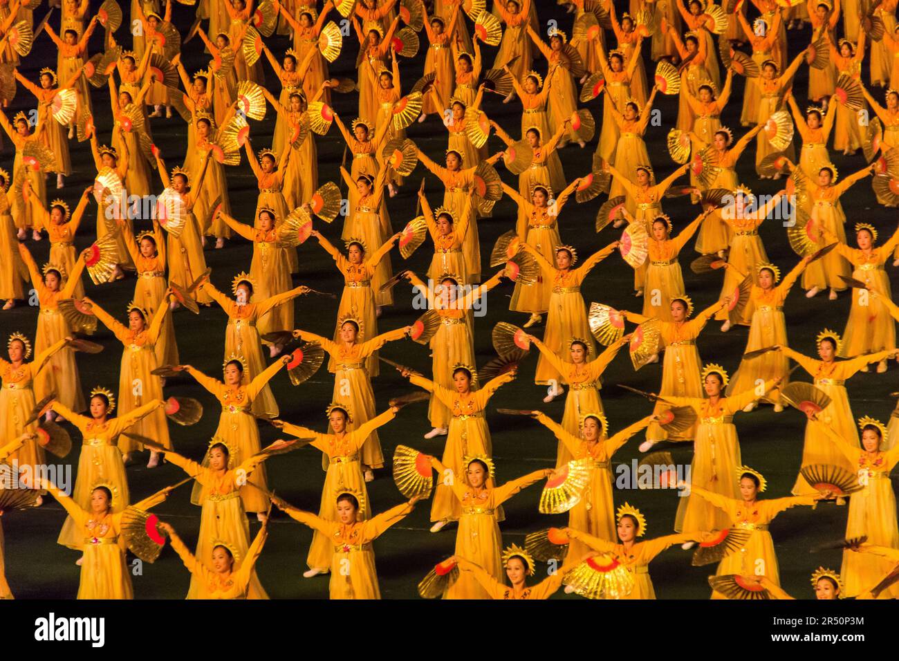 Arirang Mass games in Pyongyang, North Korea Stock Photo - Alamy