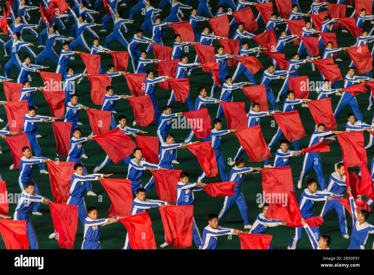 Arirang Mass games in Pyongyang, North Korea Stock Photo - Alamy