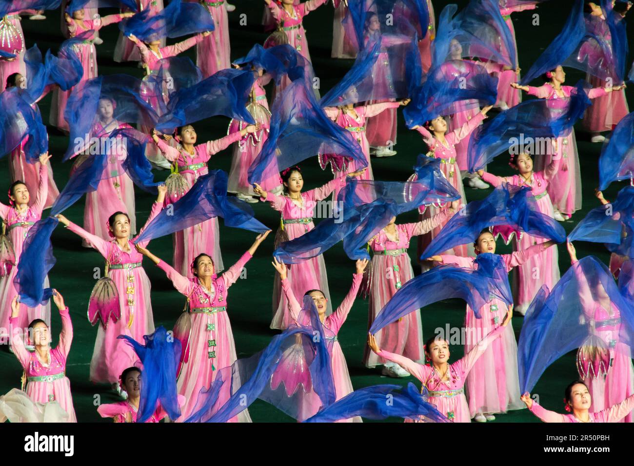 Arirang Mass games in Pyongyang, North Korea Stock Photo - Alamy