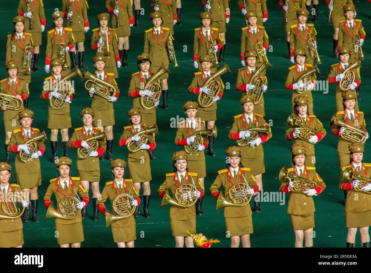 Arirang Mass games in Pyongyang, North Korea Stock Photo - Alamy