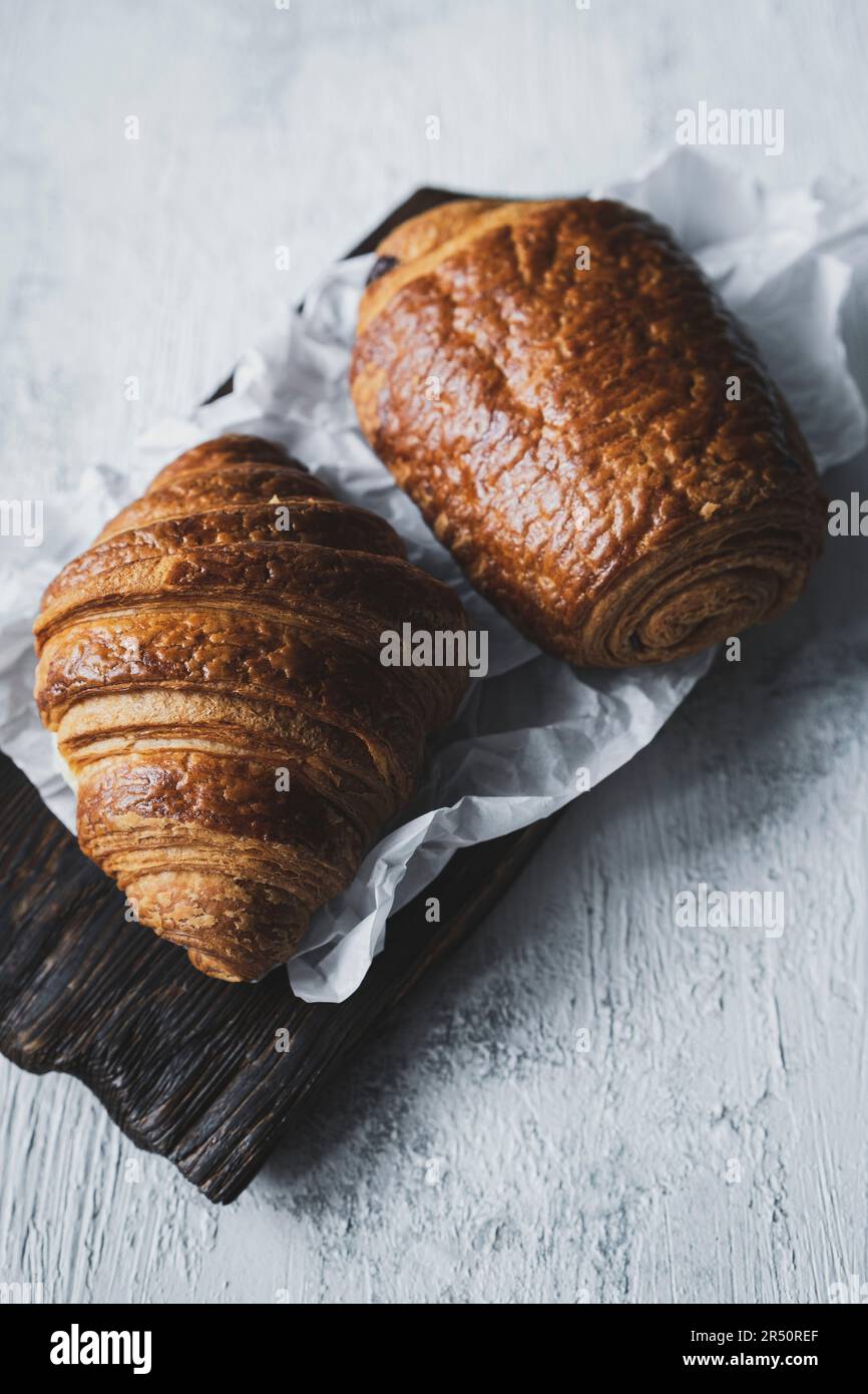 Croissant pain choco hi-res stock photography and images - Alamy
