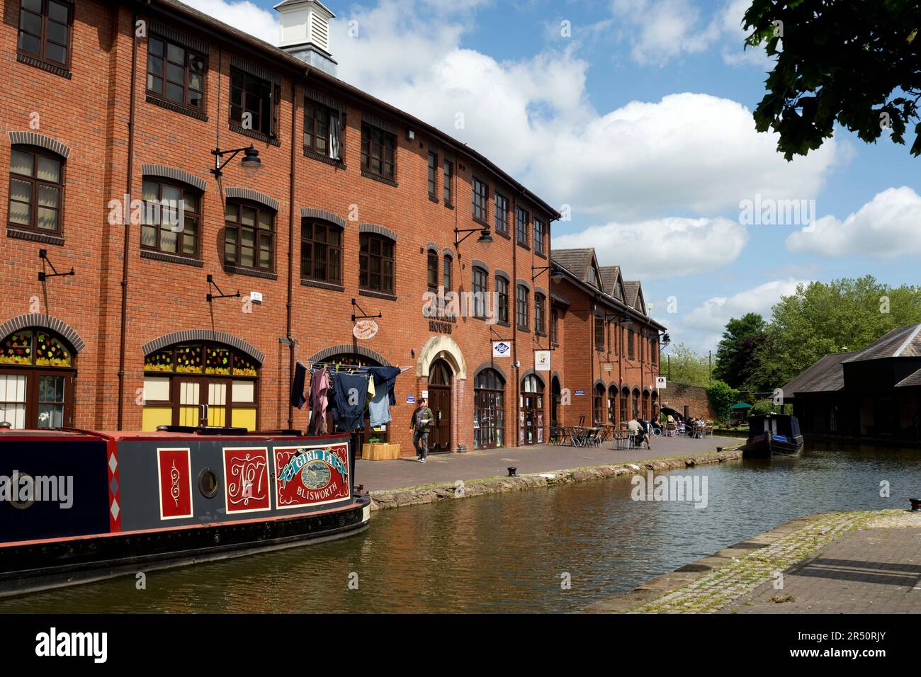 Coventry Canal Basin, Coventry, West Midlands, England, UK Stock Photo ...