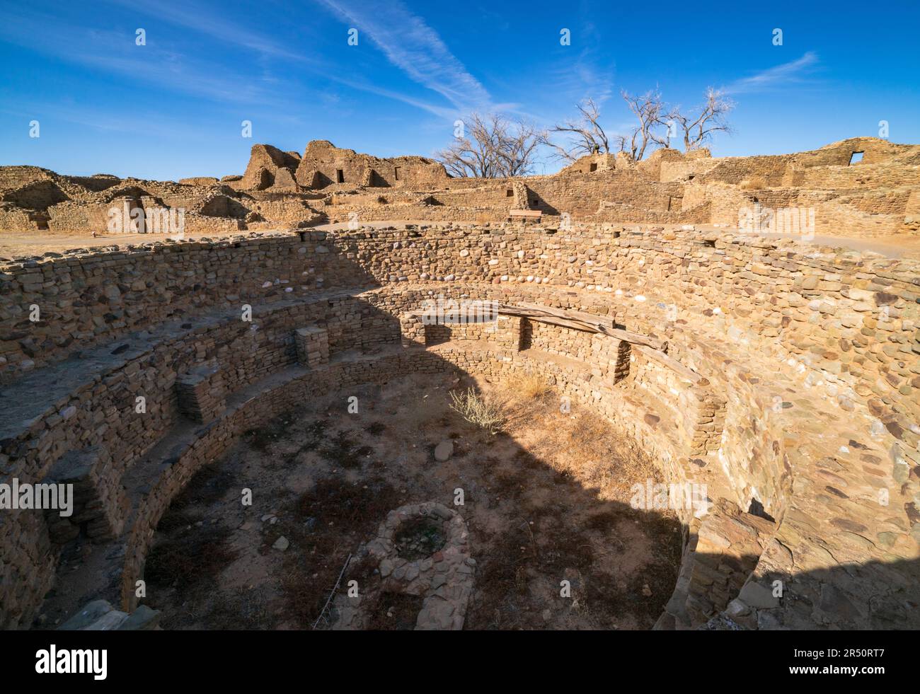 Aztec Ruins National Monument in northwestern New Mexico Stock Photo ...