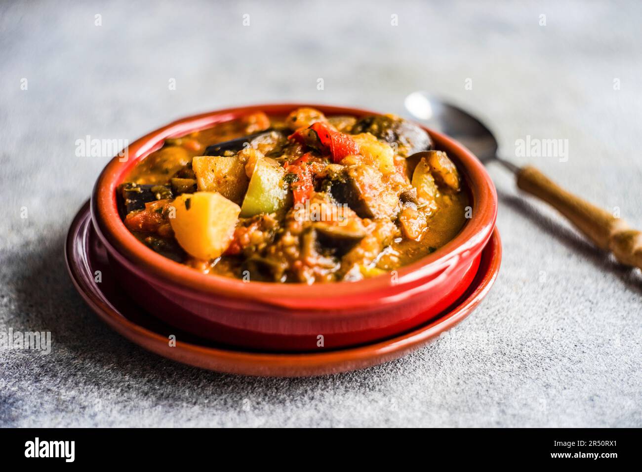 Adjapsandali - traditional Georgian vegetable dish Stock Photo - Alamy