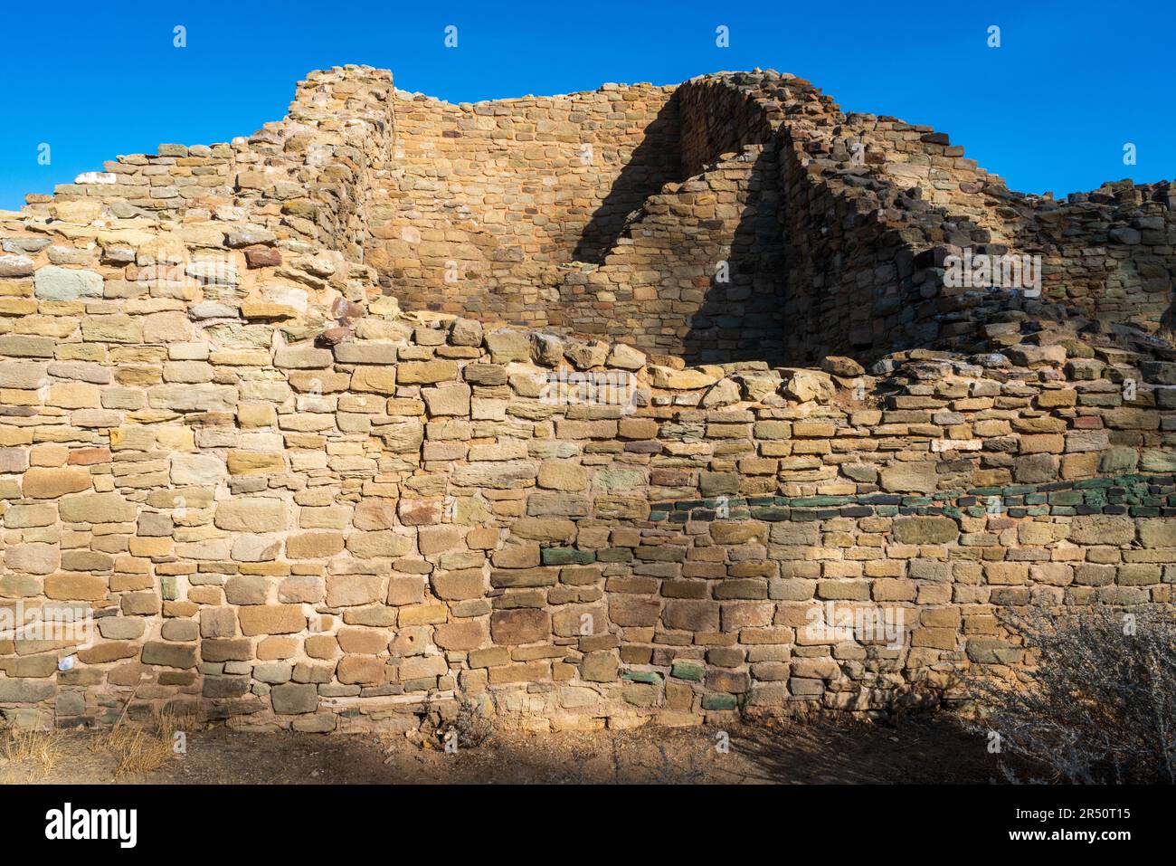 Aztec Ruins National Monument in northwestern New Mexico Stock Photo ...