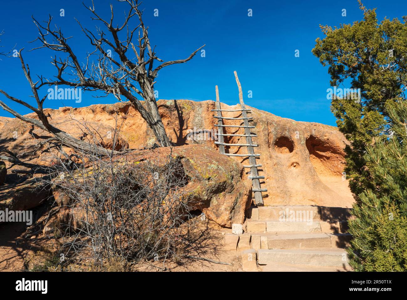 Bandelier National Monument, National reserve in New Mexico Stock Photo ...