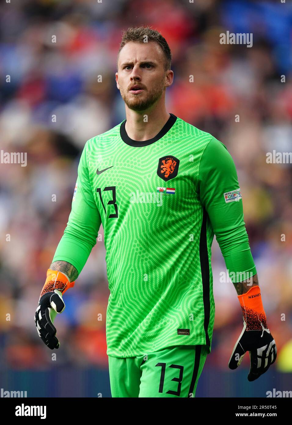 File photo dated 08-06-2022 of Netherlands goalkeeper Mark Flekken. Brentford have signed ...