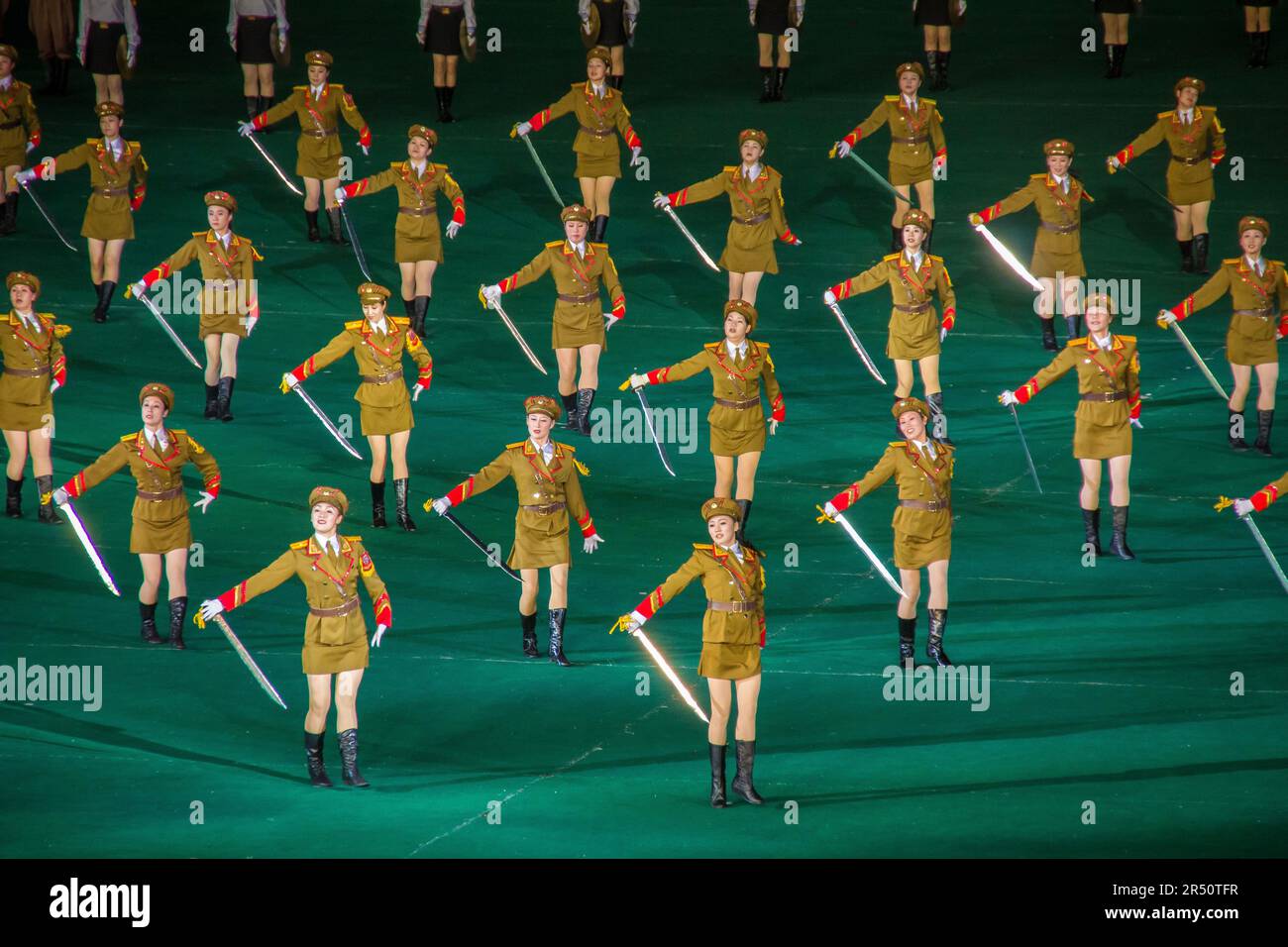 Arirang Mass games in Pyongyang, North Korea Stock Photo - Alamy